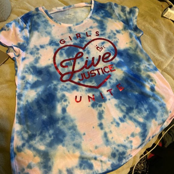Justice | Shirts & Tops | Tiedye Justice Tee | Poshmark
